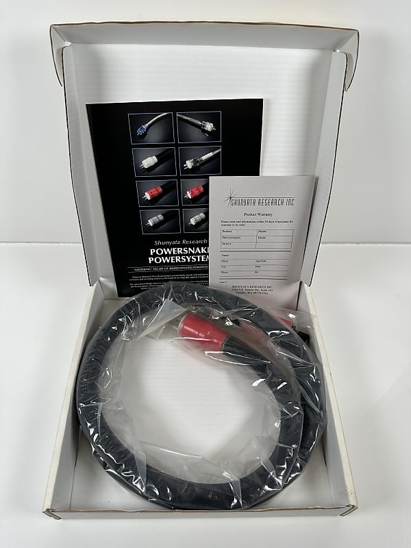 Shunyata Research Python VX Power Cable; 1.8m 15a AC Cord | Reverb