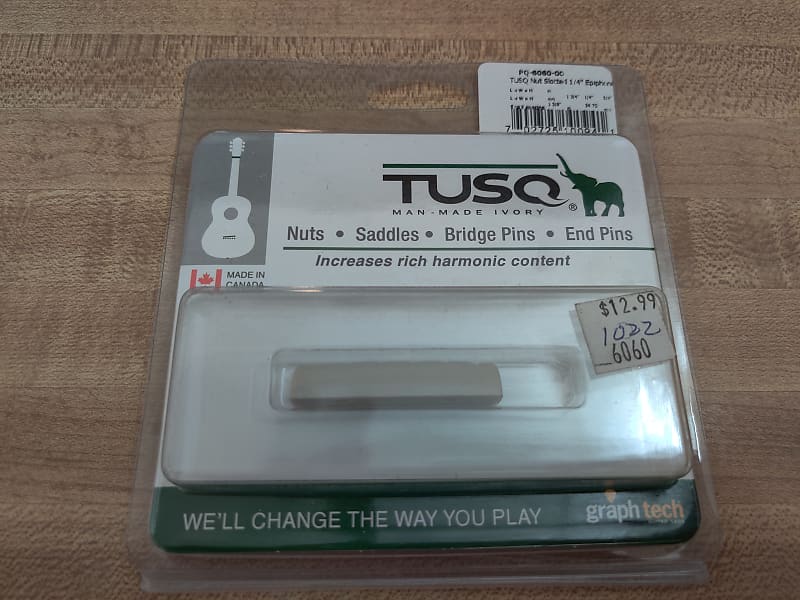 Graph Tech PQ-6060-00 TUSQ 6-string Slotted 1/4" Epiphone | Reverb