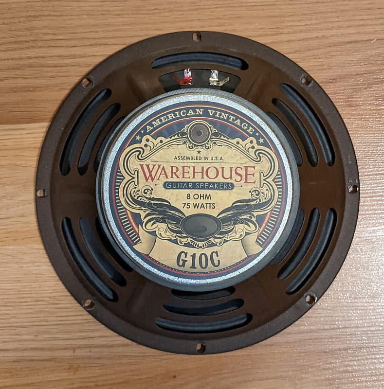 Warehouse Speakers G10C 75W 10" Guitar Speaker, 8 ohm | Reverb