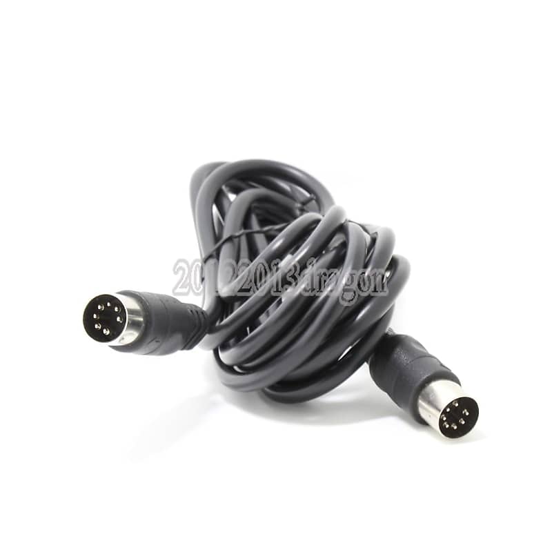 7 Pin Din Midi Cable Male To Male 9Ft 3M Controller Interface | Reverb