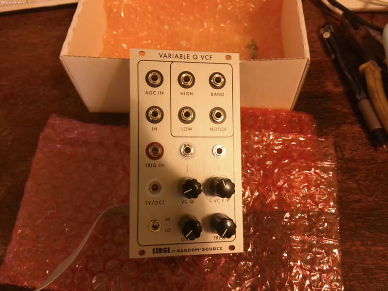 Random Source Variable Resonance Filter VCFQ Serge Modular | Reverb