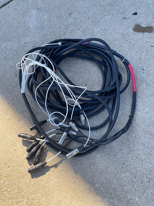 6-Channel 50' XLR to XLR Snake Cable | Reverb