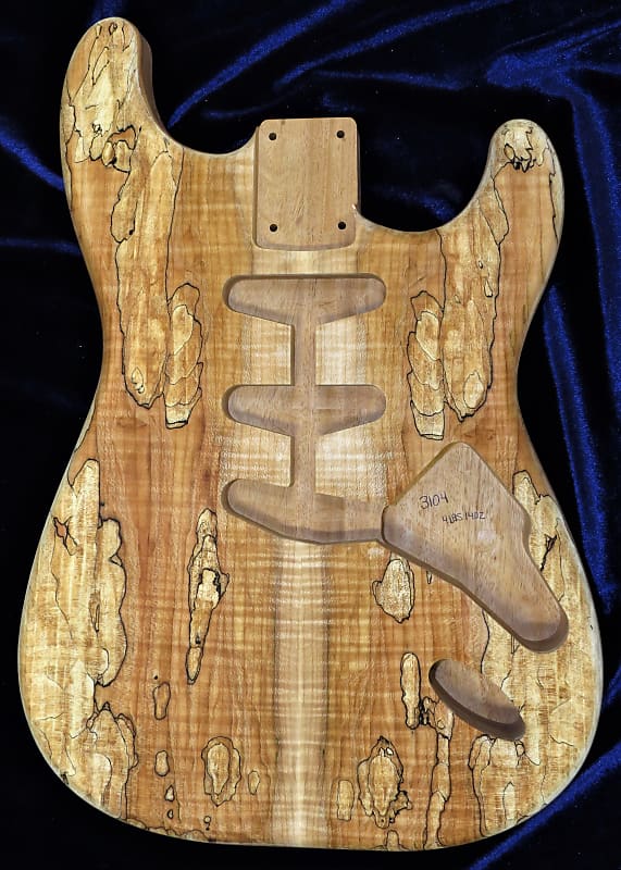 Flamed Spalted Maple Top /Mahogany Wood body Standard | Reverb