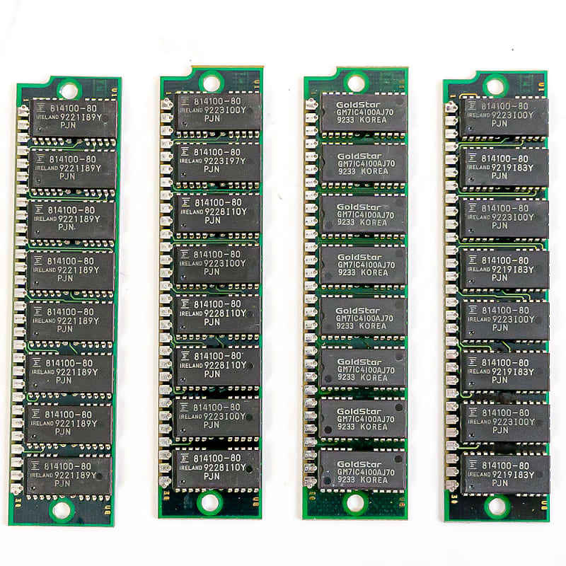 4MB 30-Pin SIMM RAM - Set of 4 - Vintage Memory for | Reverb Canada