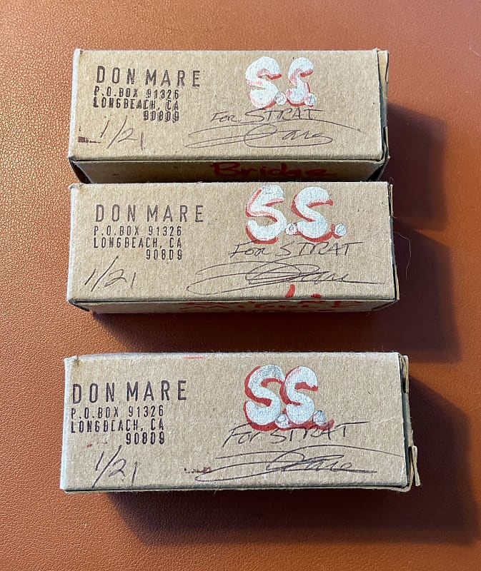 Don Mare Custom Stratocaster Pickup Set - 2021 | Reverb