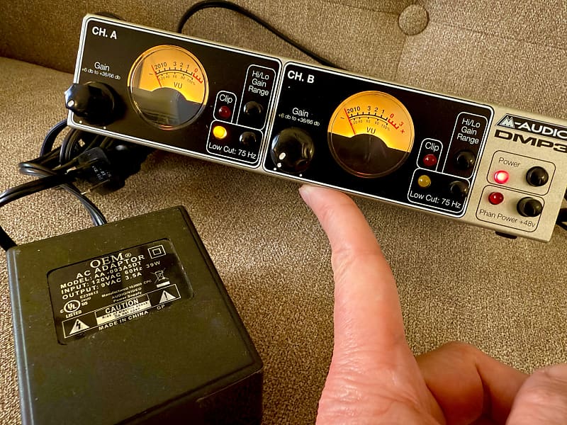 M-Audio DMP3 Dual Mic Preamp 2000s - Black | Reverb