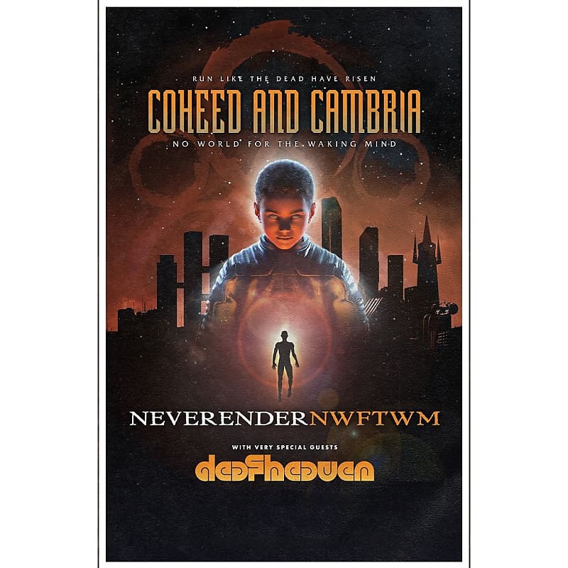 COHEED & CAMBRIA | DEAFHEAVEN Neverender Tour Ltd Ed RARE New | Reverb
