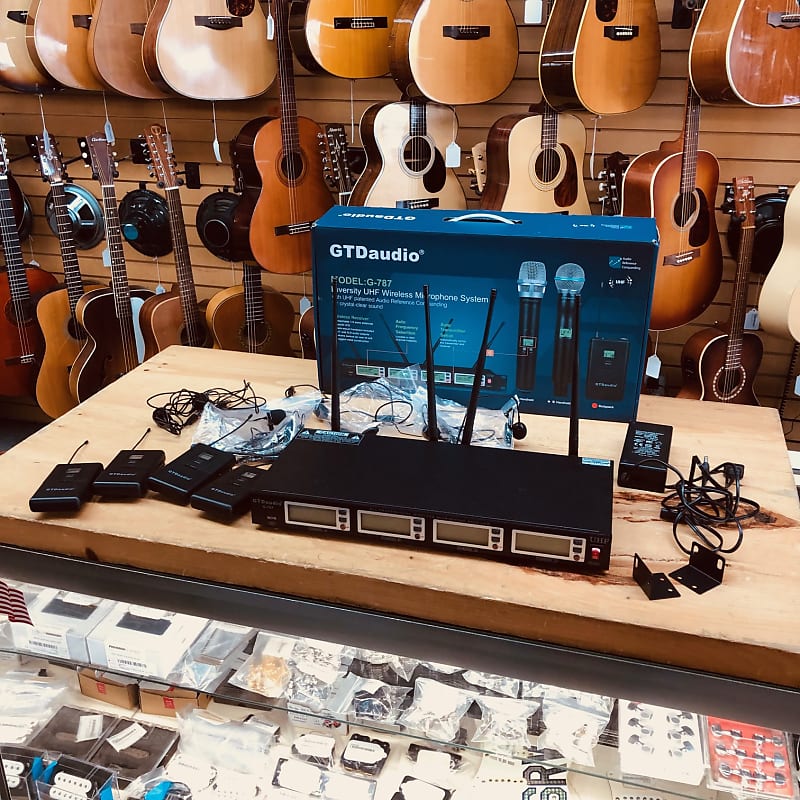 GTD Audio G-787 Diversity UHF Wireless Microphone System | Reverb