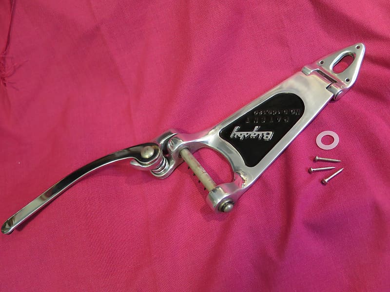 vintage Bigsby B6 vibrato tailpiece for archtop | Reverb Canada