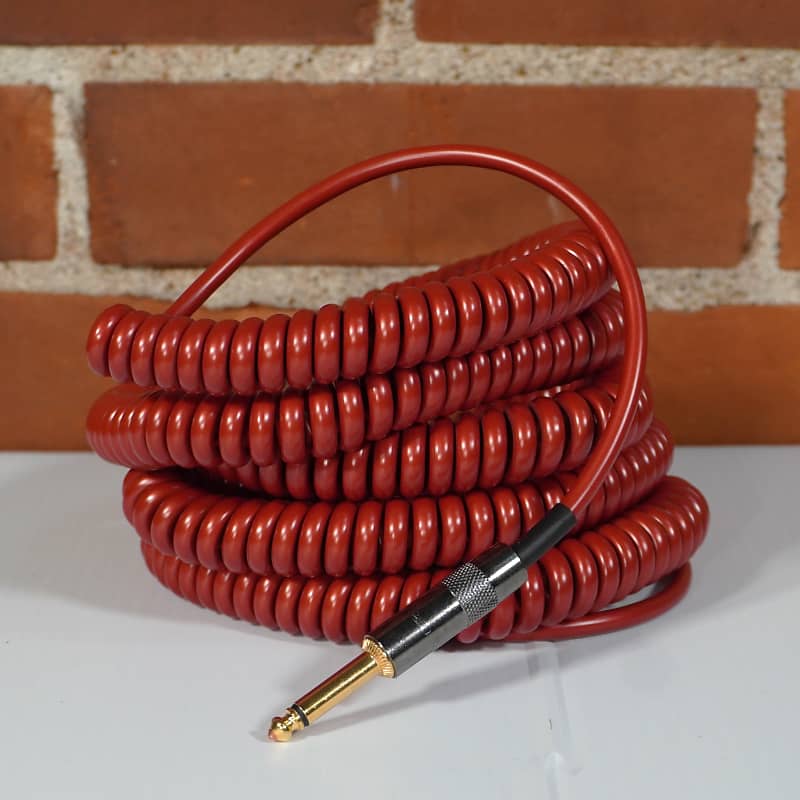 JAMS Guitar Cable Lava Super Coil Cable Metallic Red 35ft | Reverb