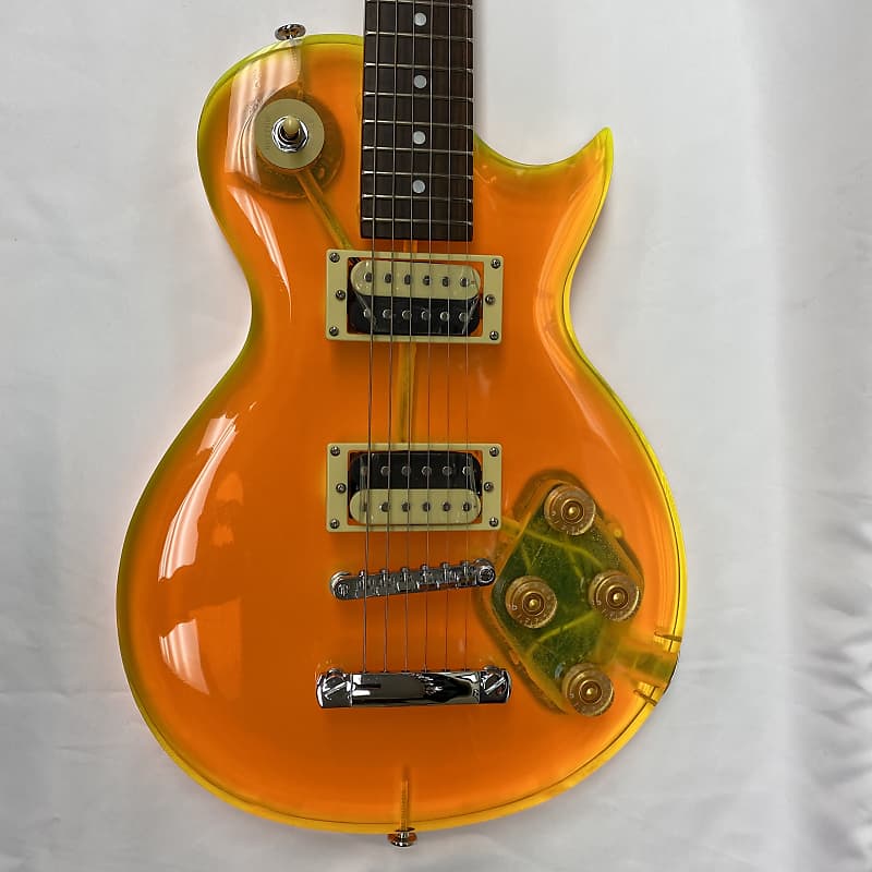 Galveston 'Classic Series 3' Lucite/Acrylic Electric Guitar | Reverb