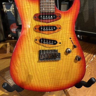 Fender Special Edition Showmaster FA SSS Cherry Sunburst 2004 | Reverb