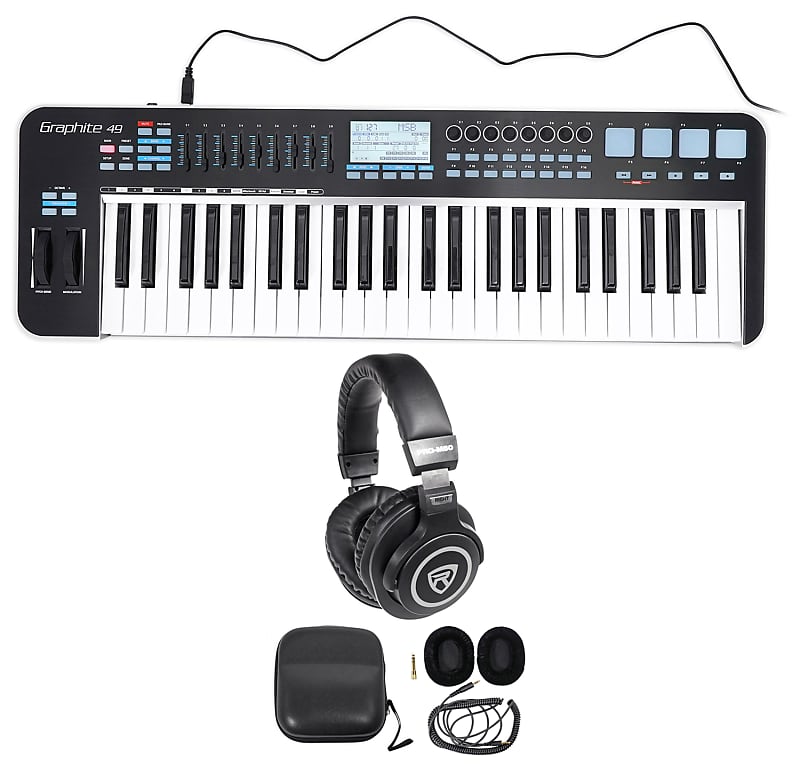 Samson Graphite 49 Key USB MIDI DJ Keyboard Controller | Reverb