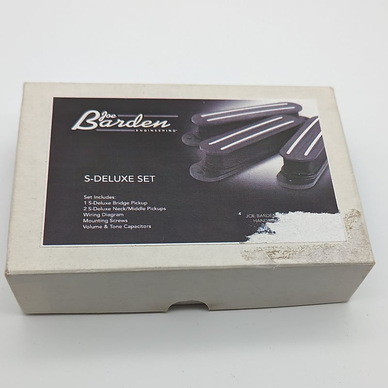 Used Joe Barden Engineering S-Deluxe Pickup Set - Black | Reverb