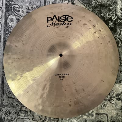 Paiste Masters Dark Crash Ride 22" - 2360 grams | Reverb