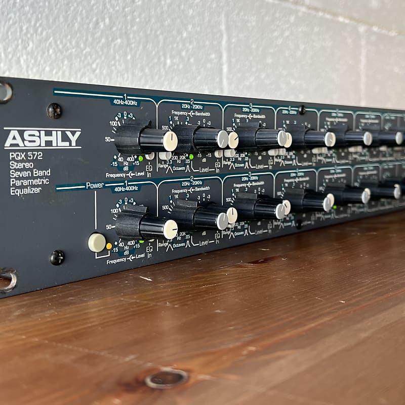 Ashly PQX-572 stereo parametric EQ 1980’s - Grey | Reverb