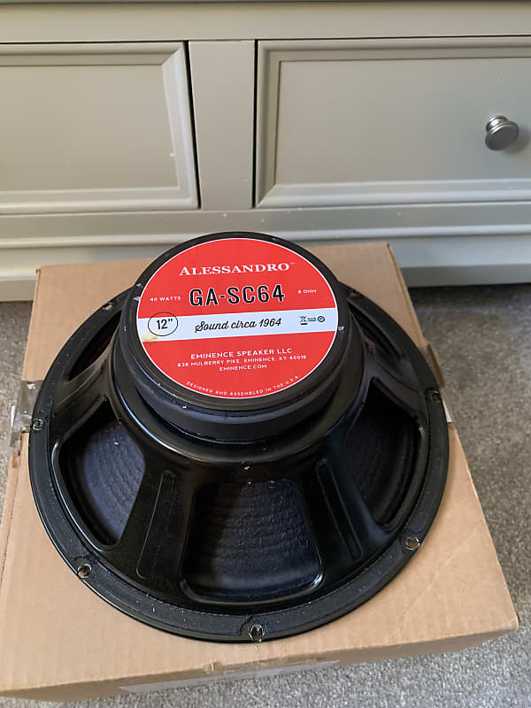 Eminence Alessandro, GA-SC64, 8 Ohm , 12" 2020 - Black | Reverb UK