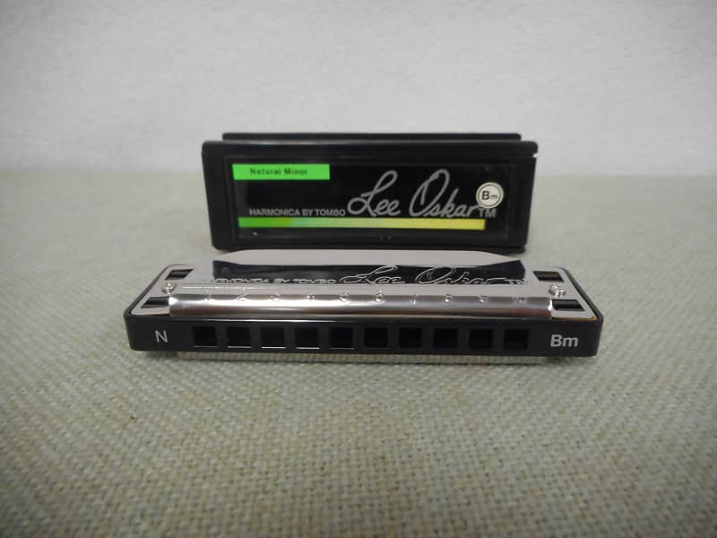 Lee Oskar B Natural Minor Harmonica 2010 - Chrome | Reverb