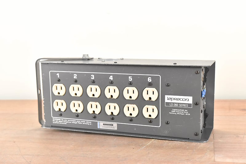 Leprecon LD-360-DMX-HP 6-Channel Edison DMX Dimmer Pack | Reverb