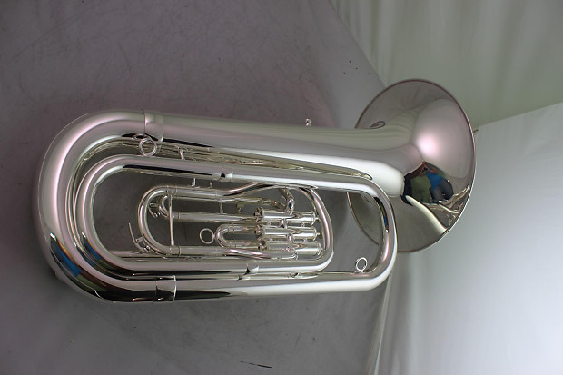 Besson Model 1077.2.0 Performance Eb Tuba in Silver Plate | Reverb