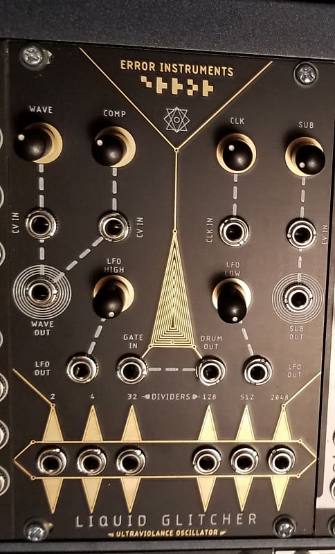 Error Instruments Liquid Glitcher Black and Gold | Reverb