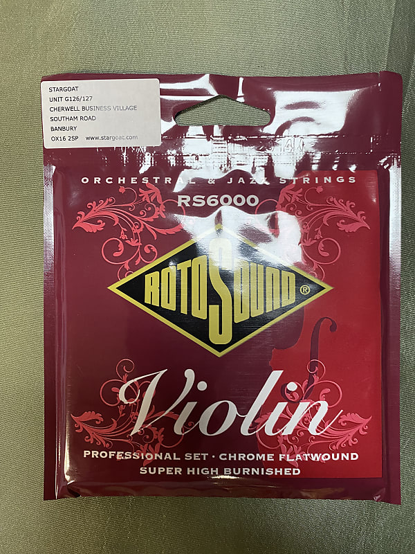 Rotosound RS6000 flatwound violin strings | Reverb UK