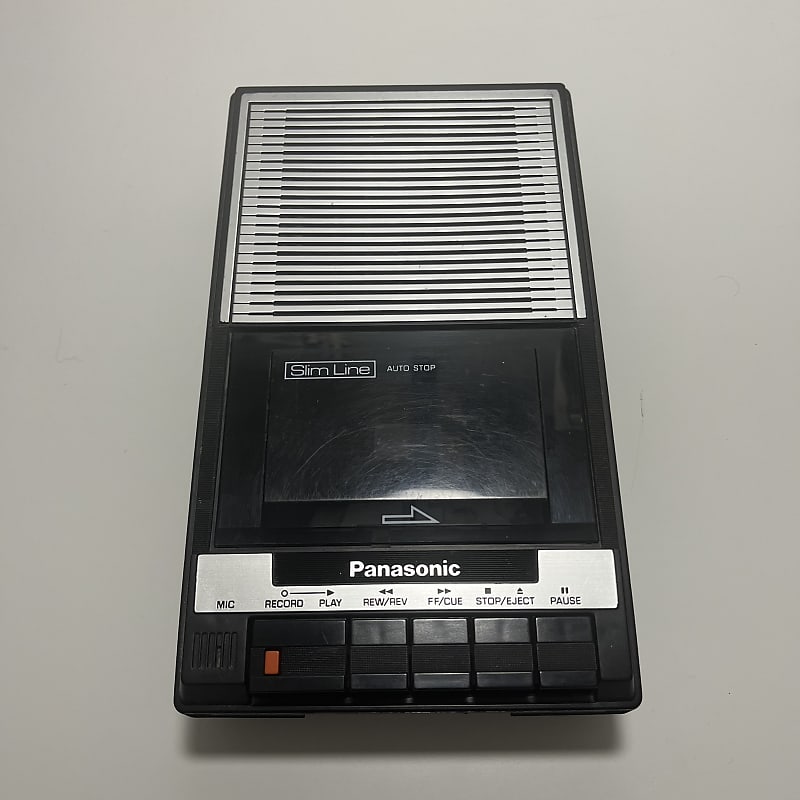 Vintage Panasonic Cassette Tape Recorder Player Serviced | Reverb