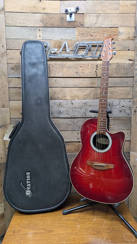 Ovation USA 1861 Standard Balladeer 1998 Shallow Back w/ | Reverb UK