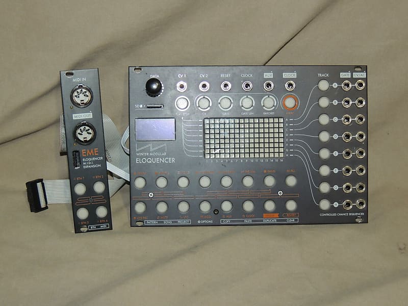 Winter Modular Eloquencer + MIDI Expander Black [Three Wave | Reverb