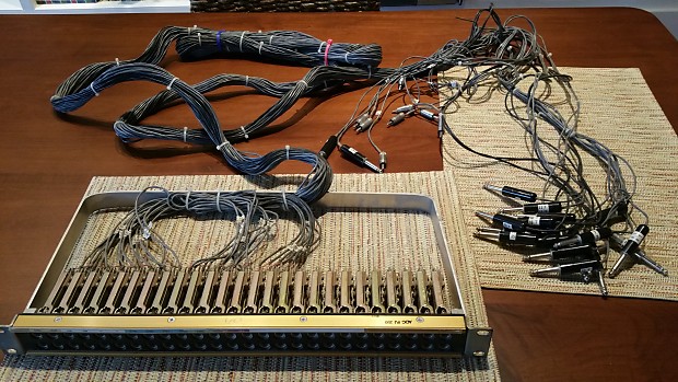 ADC PJ-390 52-pt Patch Bays (two), Patch cables, Mogami wire, | Reverb