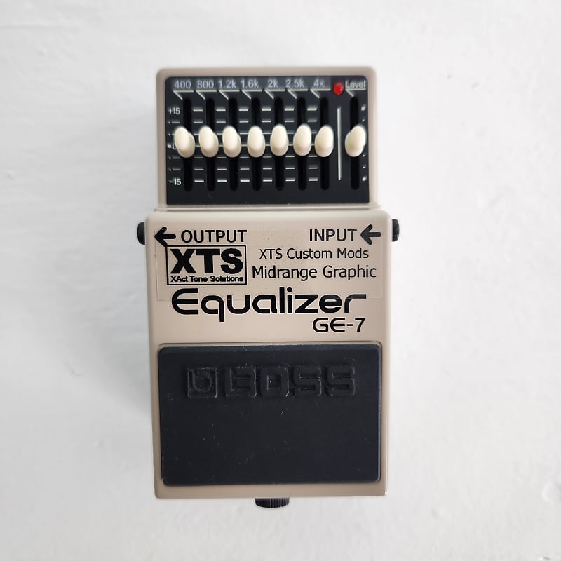 Boss GE-7 EQ Pedal w/XTS Custom Midrange Mod (2017, Made in | Reverb