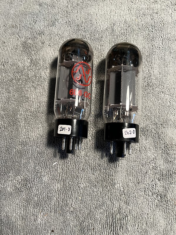 JJ Electronic 6L6GC Power Tubes Matched Pair - Clear Glass / | Reverb