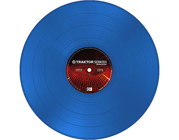 Native Instruments Traktor Control Vinyl - Blue | Reverb