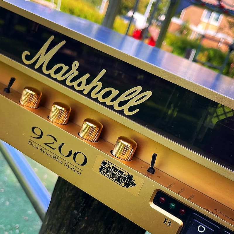 Marshall 9200 Dual MonoBloc 100+100w Classic 5881 - All Tube | Reverb