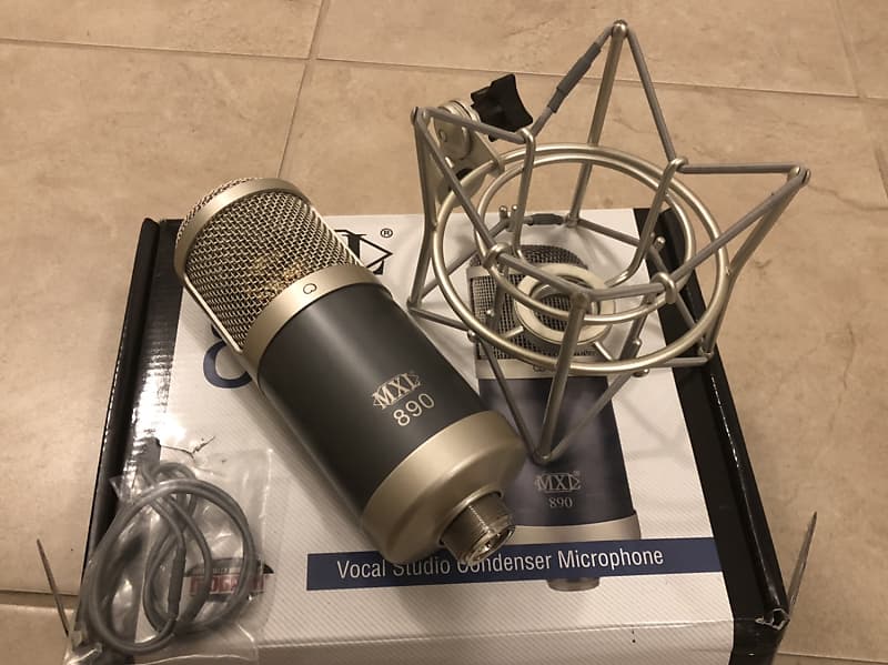 MXL 890 Silver Blue/Grey | Reverb