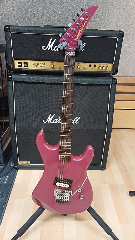 Kramer Striker 100ST 1987 - Metallic Pink/Purple Color Shift | Reverb