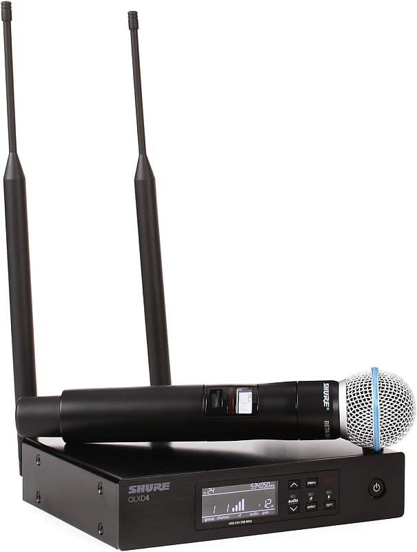 Shure QLXD24/B58 Handheld Wireless System with BETA 58A Vocal | Reverb