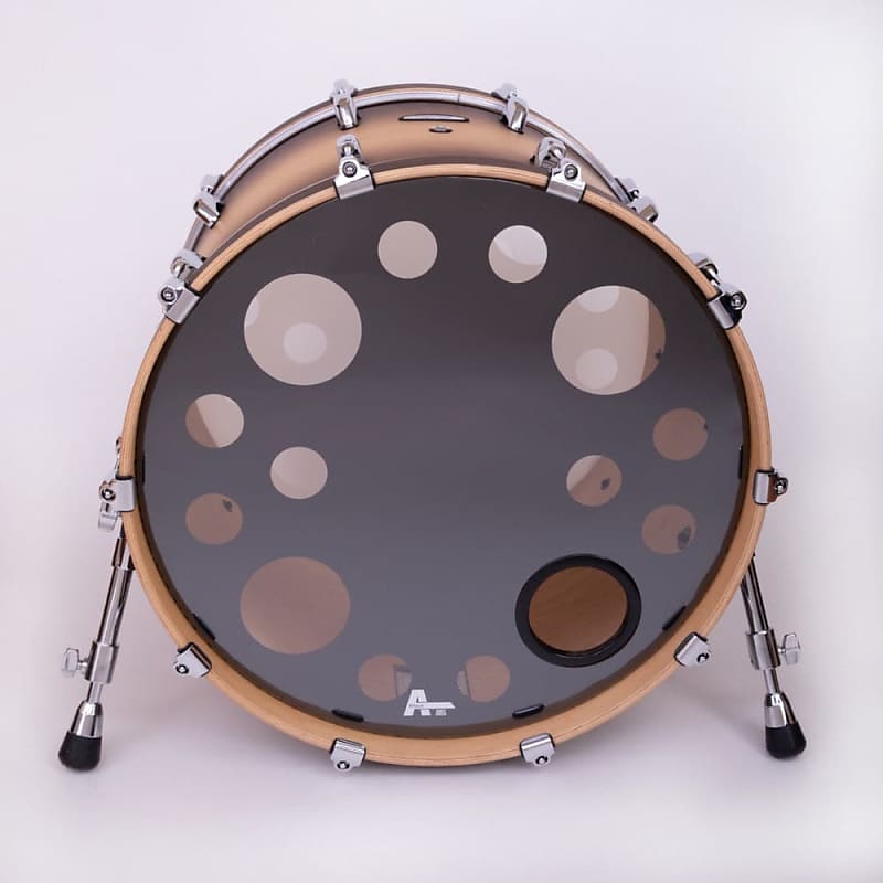 Attack Orbit Clear/Black Ported Drum Head 20" | Reverb
