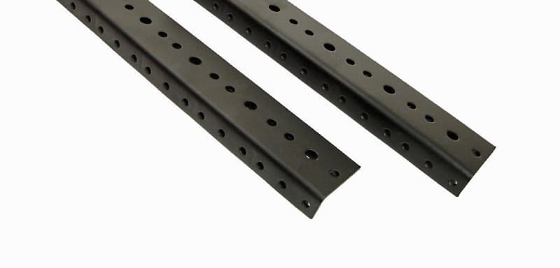 (1 PAIR) PENN ELCOM 24U / 24 SPACE Rack Rails 42" total | Reverb