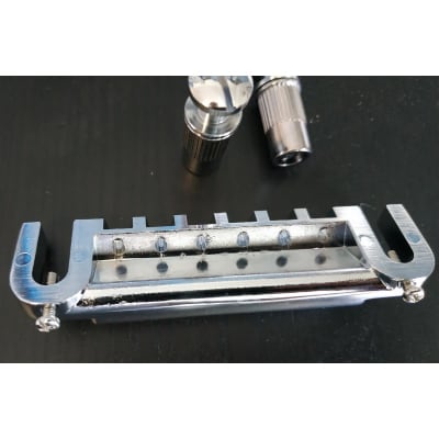 Chrome Wraparound Badass style Bridge-Tailpiece | Reverb Deutschland