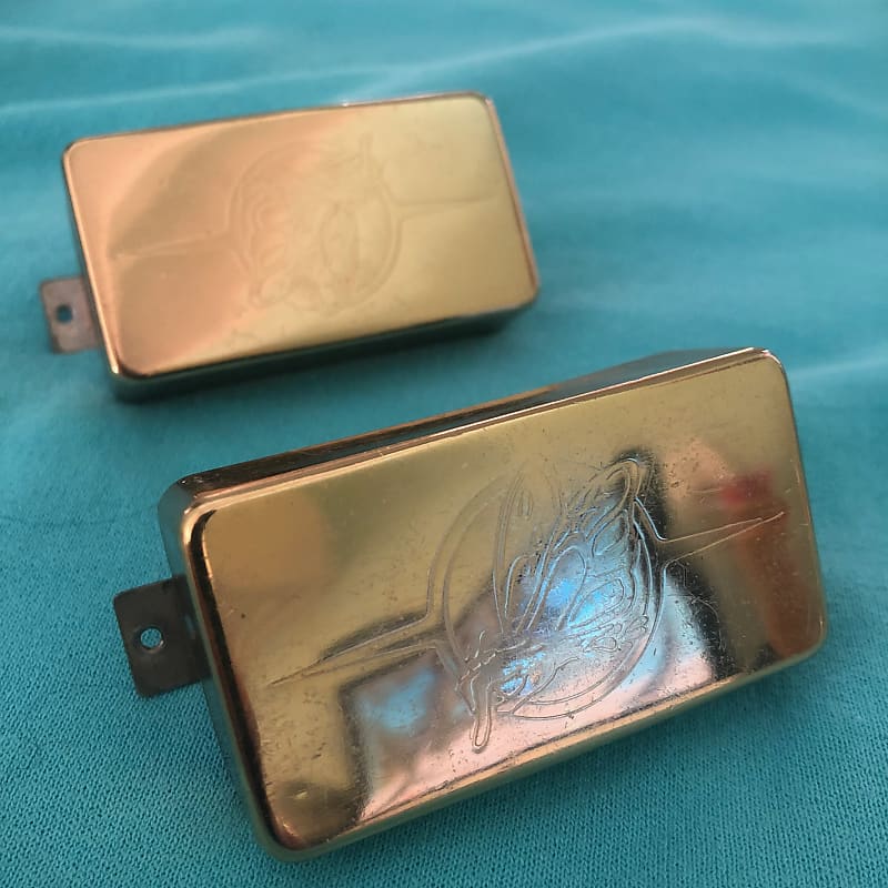 1 Pair 1978 Ibanez "Flying Fingers" Super 80 Pickups Gold | Reverb