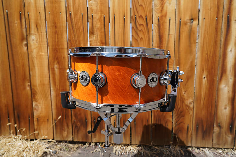 DW USA Collectors Series Light Tobacco Satin Oil 6.5" x 14" | Reverb
