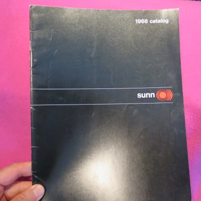 vintage 1968 SUNN amp amplifier catalog / jimi hendrix | Reverb