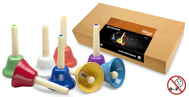 Stagg 8 Note Handbell Set | Reverb UK