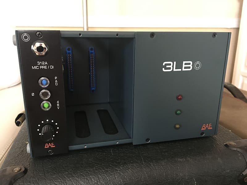 BAE 312A 500 Series Mic Pre With BAE 3LB Powered Lunchbox | Reverb