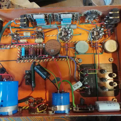 Vintage 1960s Orange Matamp 200w KT88 PA 5 Channel Mixer | Reverb