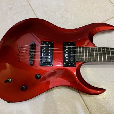 Washburn XM-PRO 2 2010s - Sparkle red superstrat metal rock | Reverb