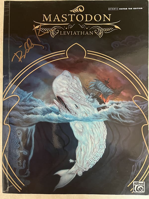 Mastodon - Leviathan - Guitar tab / tablature Book Signed by | Reverb