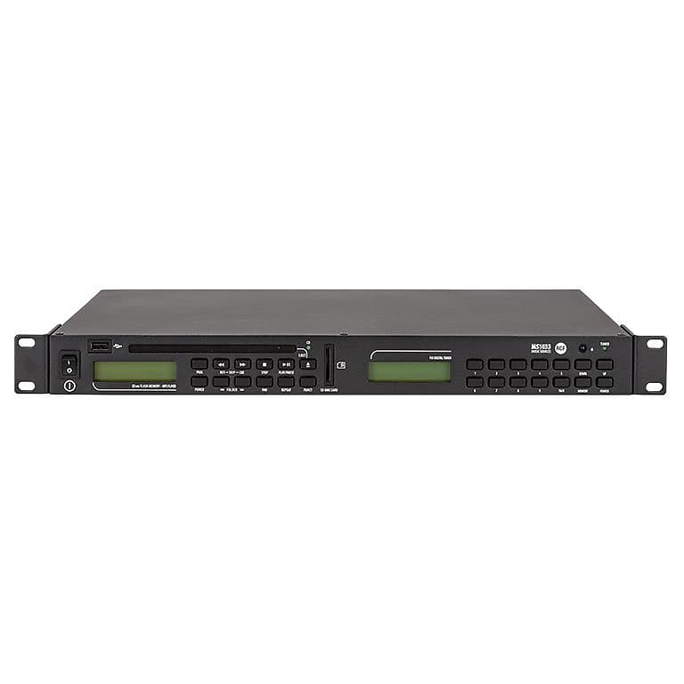 RCF Rack Mountable CD / MP3 Player & FM Tuner - MS1033 | Reverb