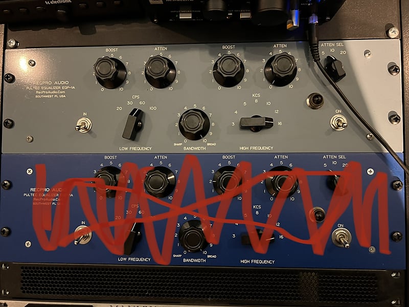 Rec pro audio pultec clone Eqp-1A Grey | Reverb